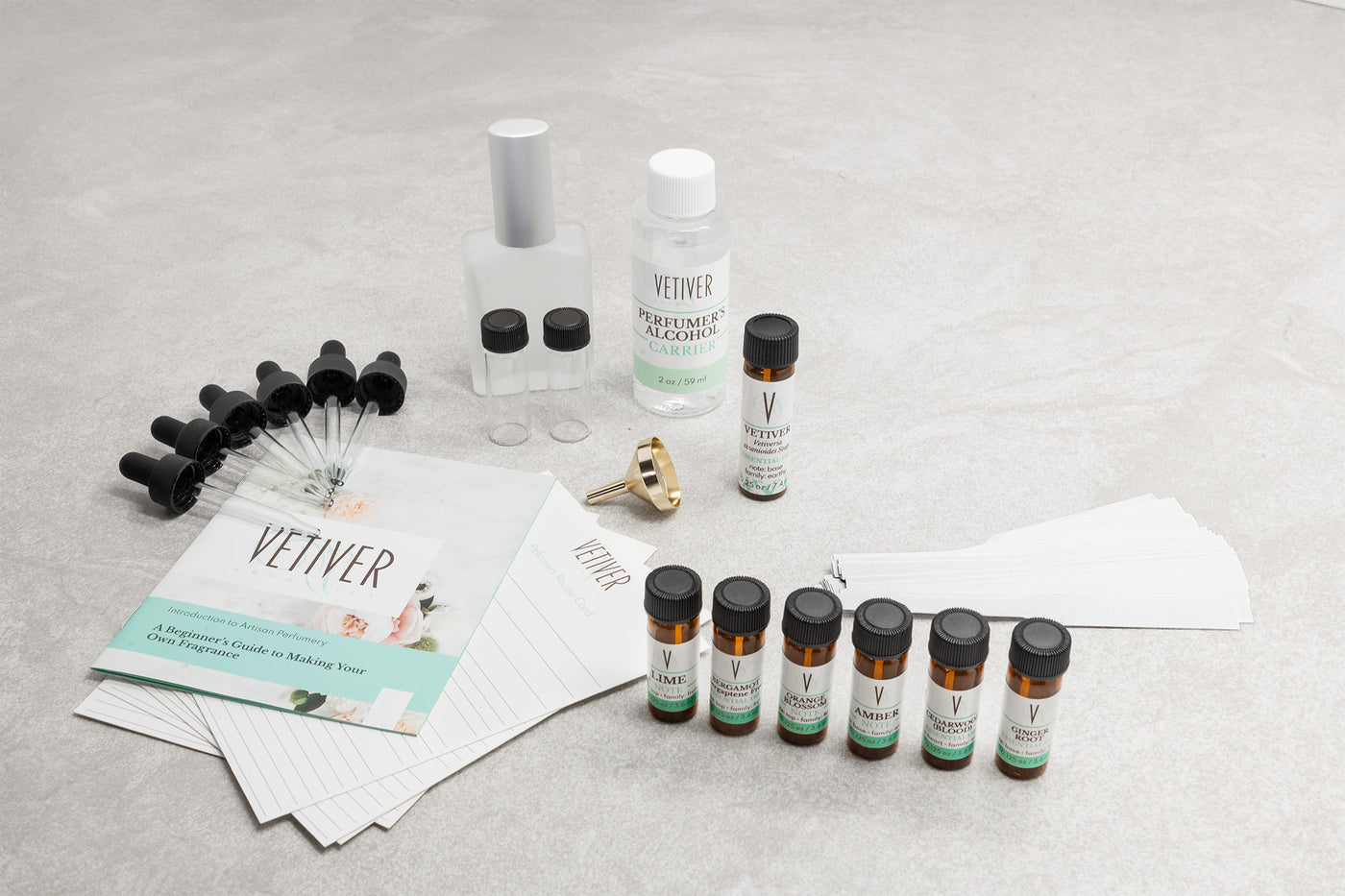 Perfume Kits: Create Your Own Perfume or Cologne - Vetiver Aromatics